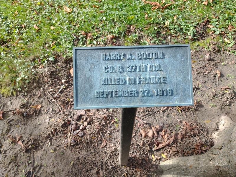 Harry A. Bolton, a War Memorial