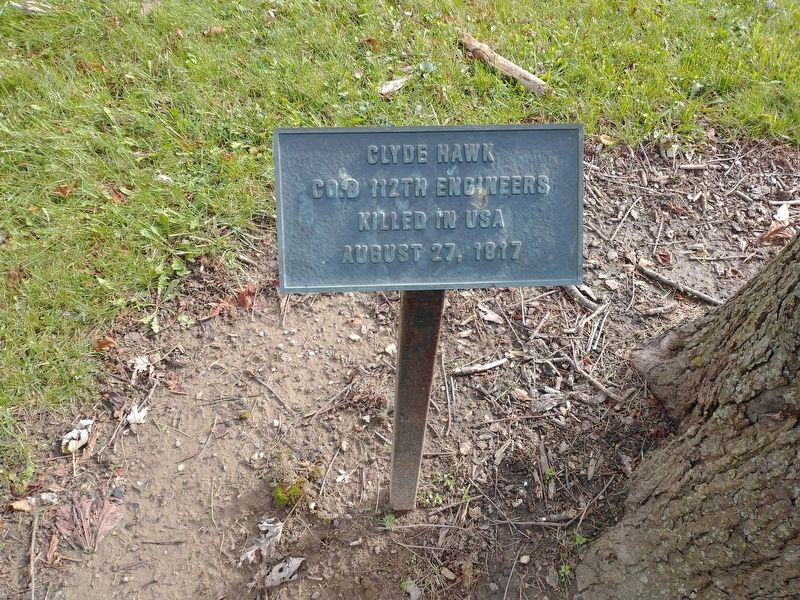 Clyde Hawk, a War Memorial