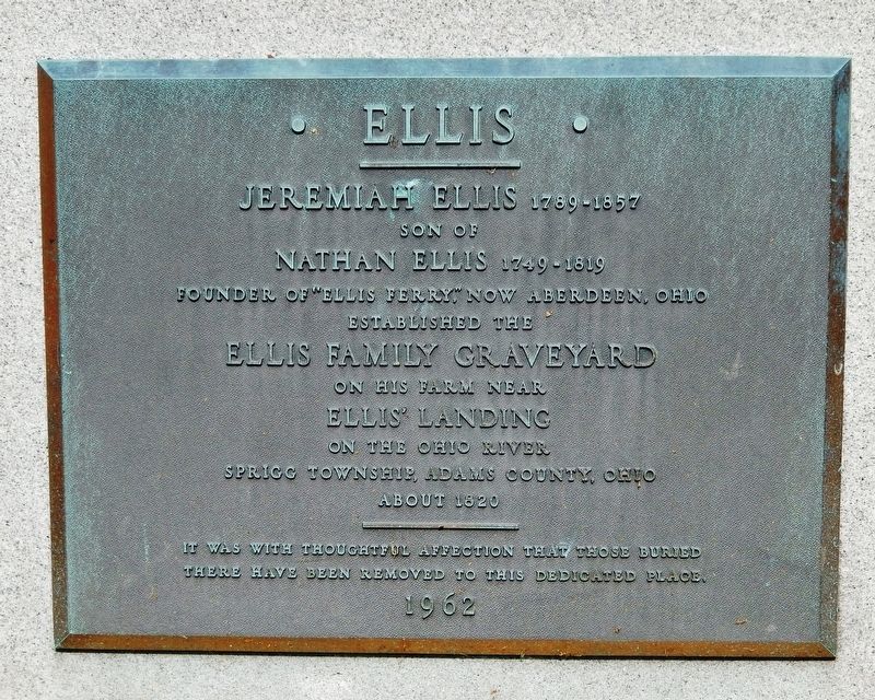 Jeremiah Ellis Historical Marker