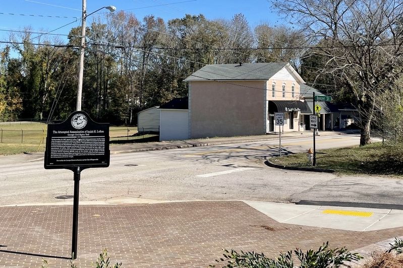 The Attempted Assassination of Isaiah H. Lofton Historical Marker