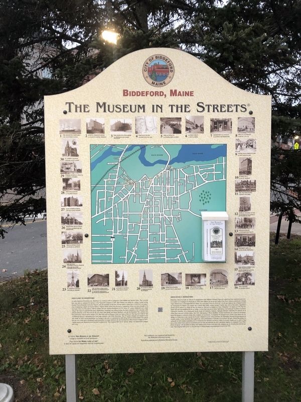 Biddeford, Maine Historical Marker