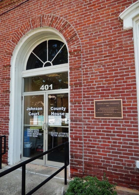 Johnson County Courthouse Historical Marker