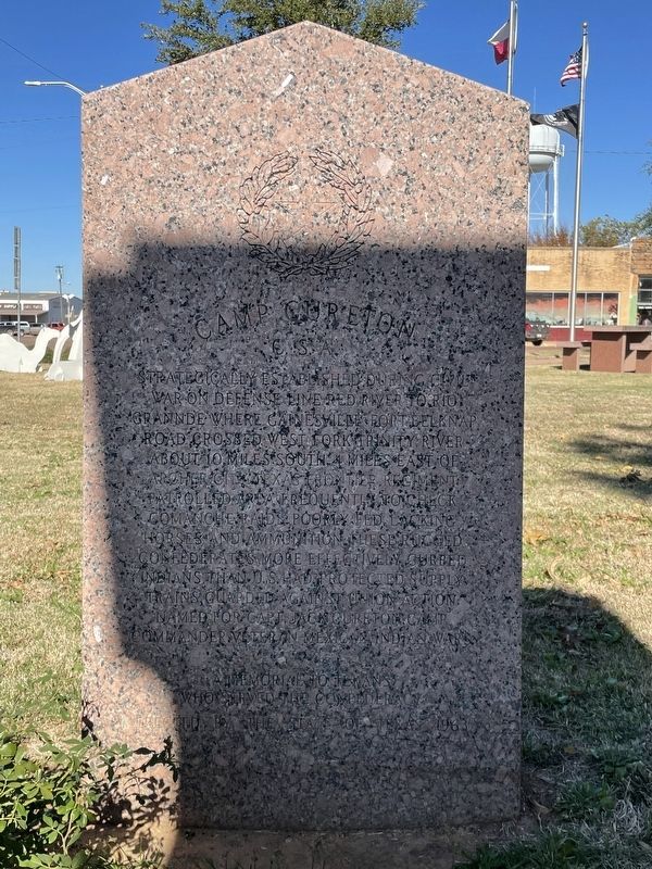 Camp Cureton, C.S.A. Historical Marker