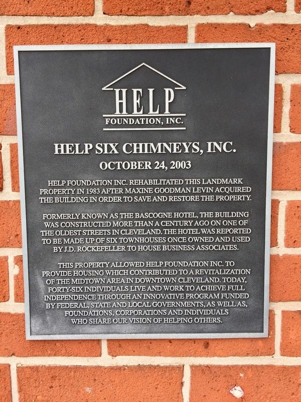 Help Six Chimneys, Inc. Historical Marker