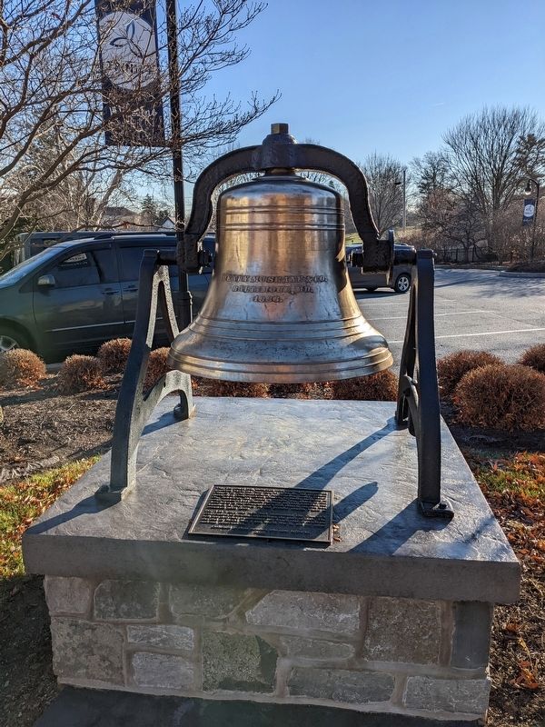 This 735 pound bell Historical Marker