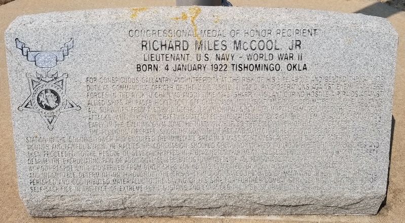 Richard Miles McCool Jr. Historical Marker