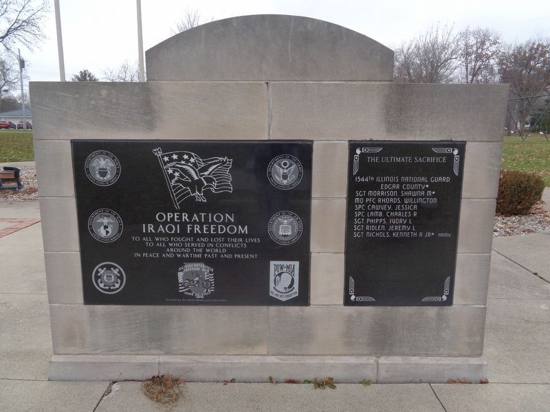 Operation Iraqi Freedom, a War Memorial