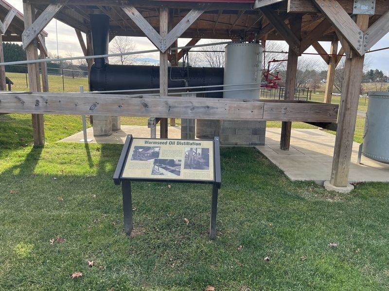 Wormseed Oil Distillation Historical Marker