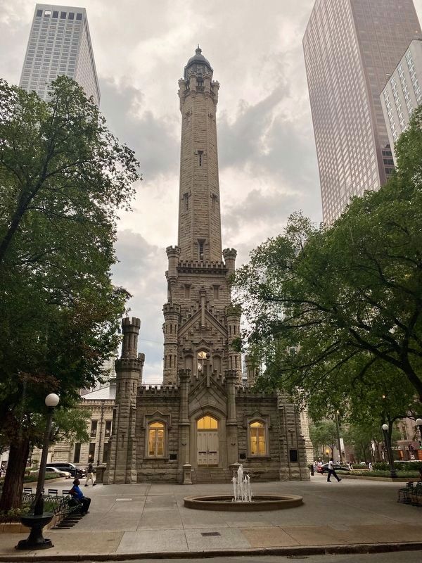 Chicagos Old Water Tower Monument Chicago Fire Of 1871 Chicago