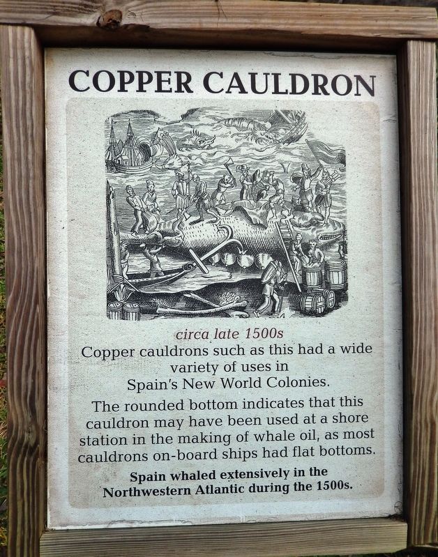 Copper Cauldron Historical Marker