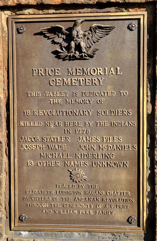 Price Memorial Cemetery Historical Marker