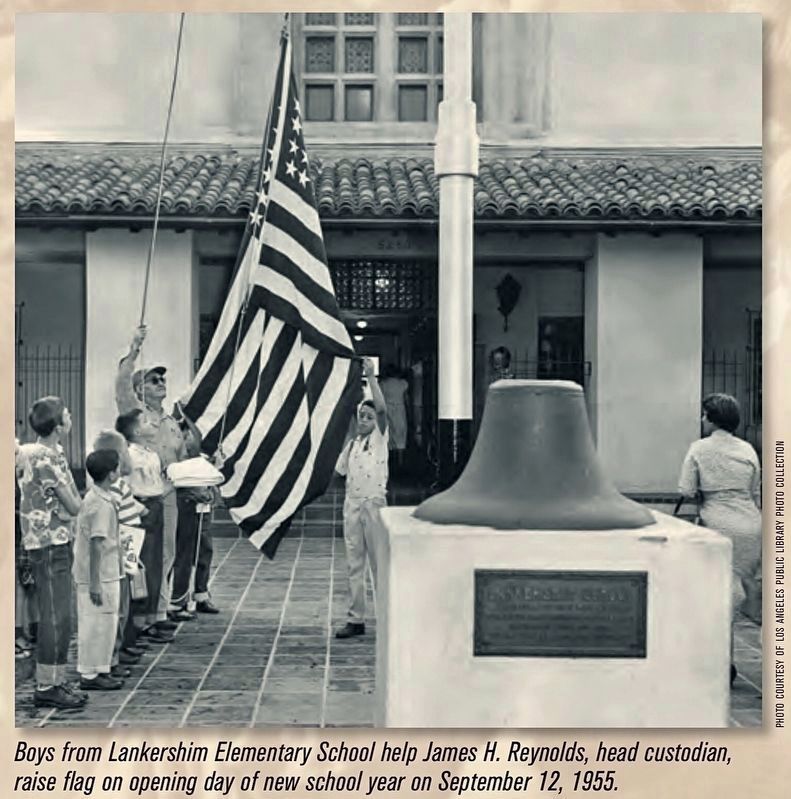 Lankershim Elementary School Historical Marker