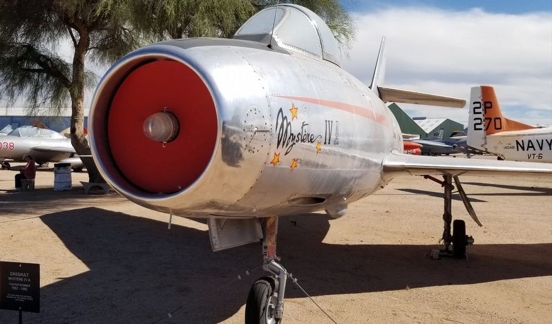 Dassault Mystère IV A Fighter-Bomber Historical Marker