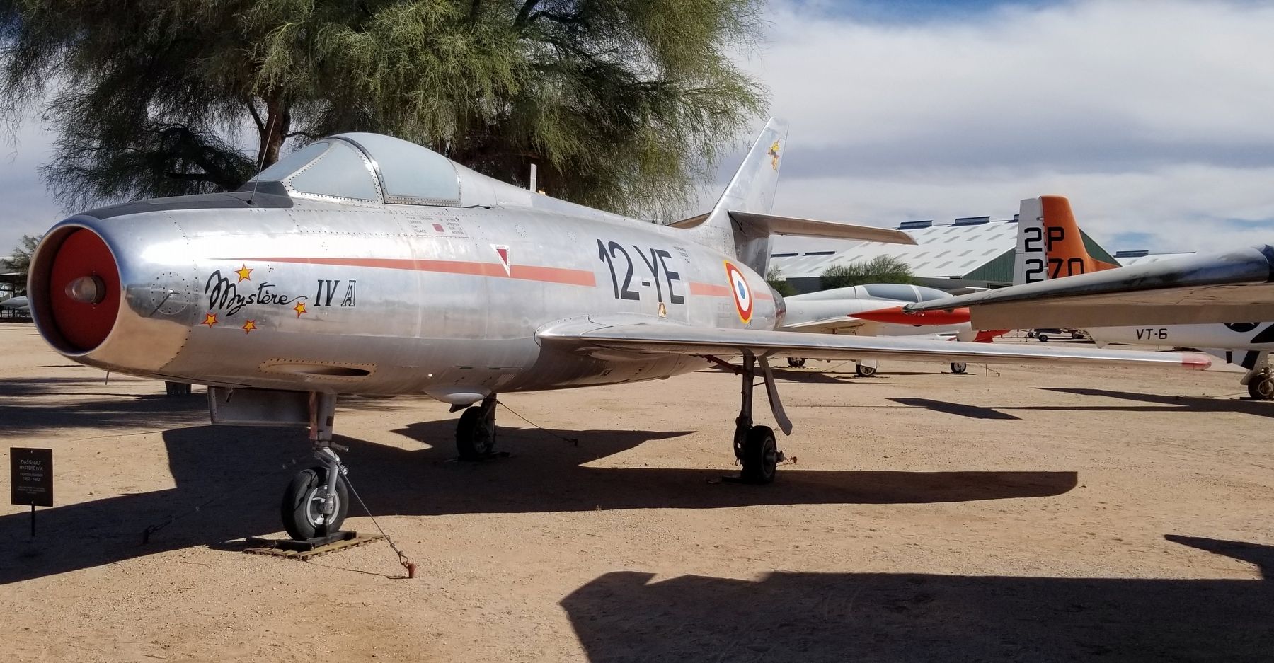 Dassault Mystère IV A Fighter-Bomber Historical Marker