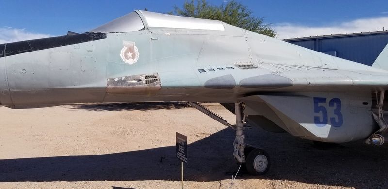 Mikoyan-Gurevich MiG-29 Historical Marker