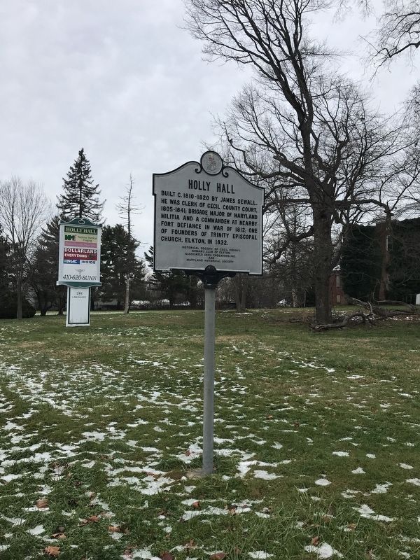 Holly Hall Historical Marker