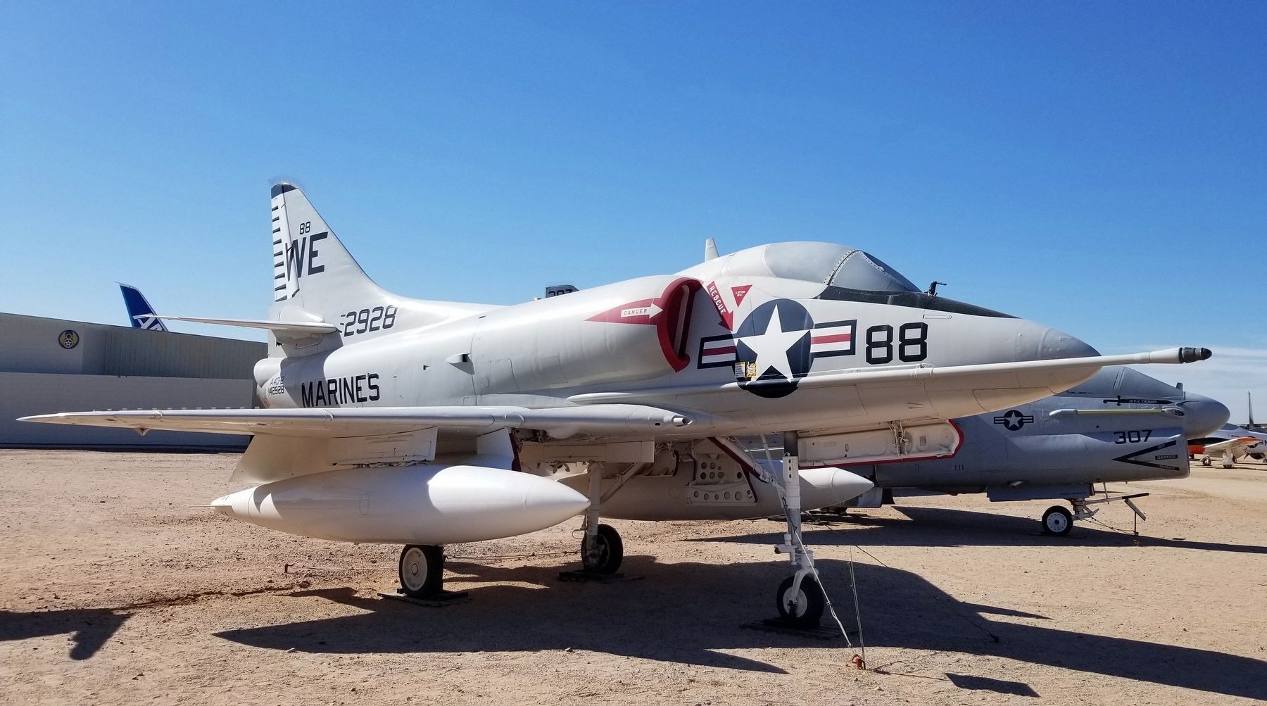 Douglas A4D Skyhawk Historical Marker