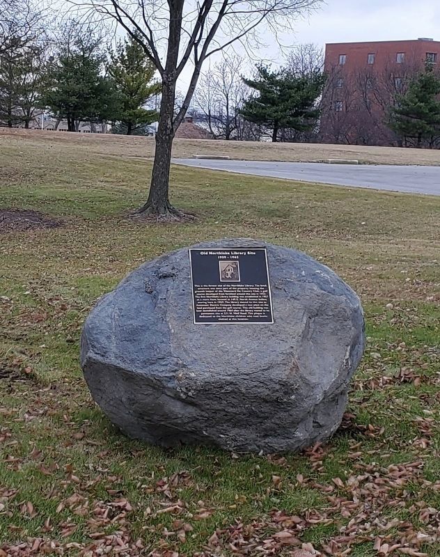 Old Northlake Library site Historical Marker