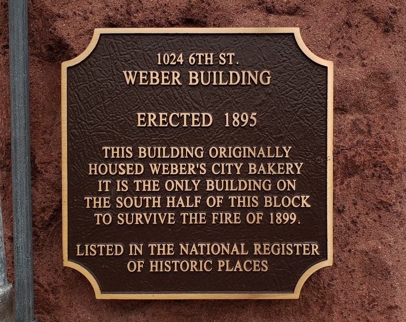 Weber Building Historical Marker