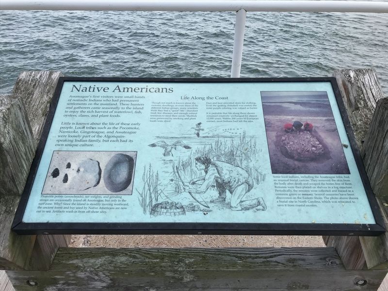 Native Americans Historical Marker
