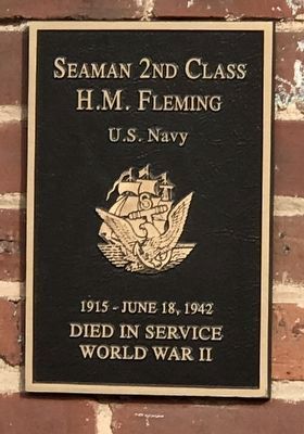 Seaman 2nd Class H.M. Fleming, a War Memorial