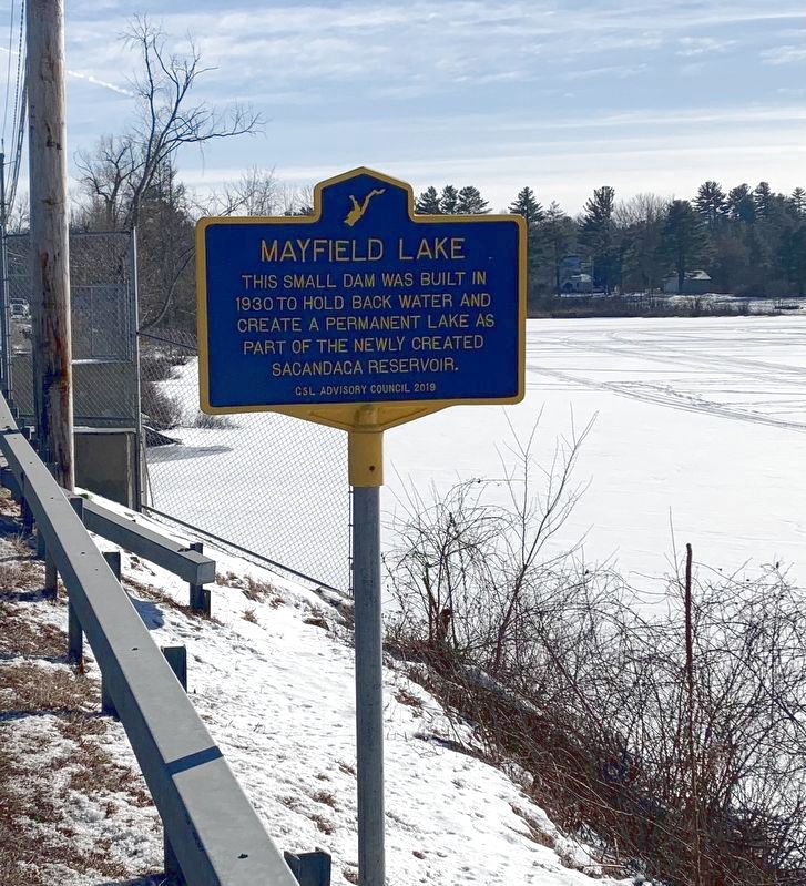 Mayfield Lake Historical Marker
