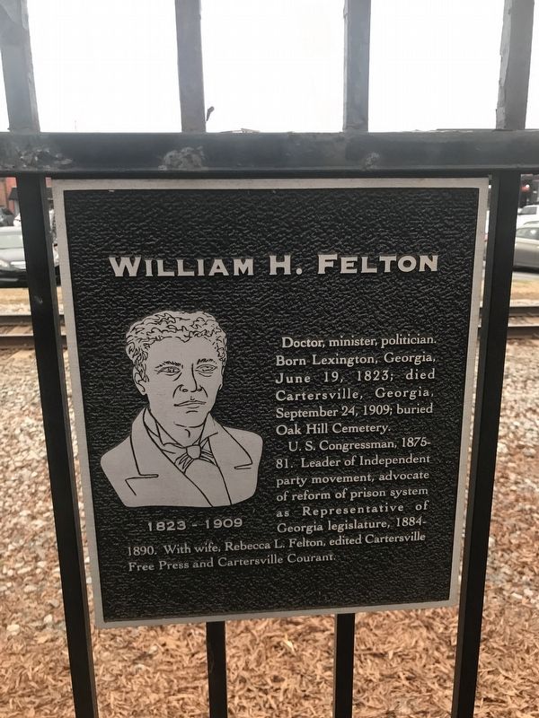 William H. Felton Historical Marker