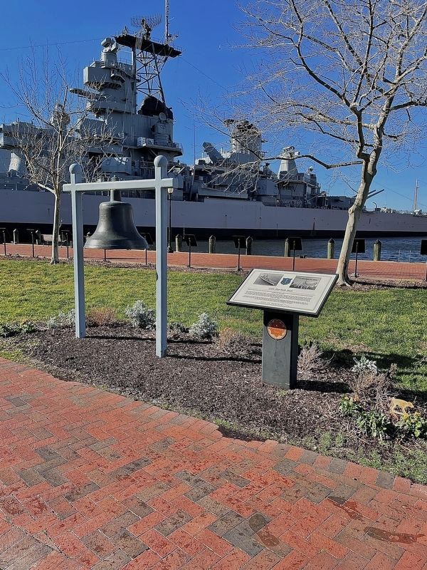 USS Norfolk Bell Historical Marker