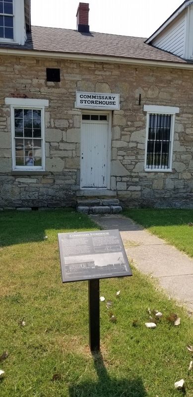 Commissary Storehouse Historical Marker