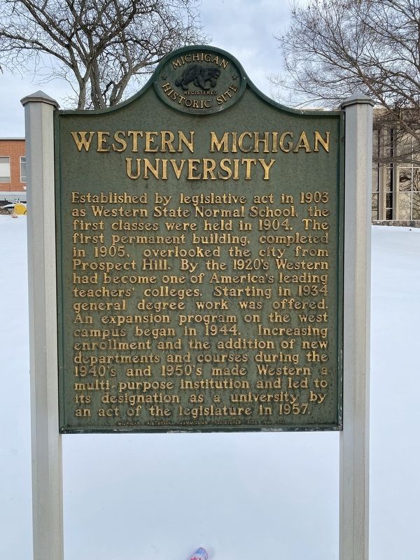 Western Michigan University Historical Marker