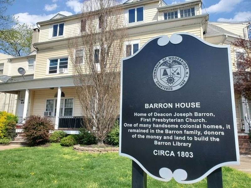 Barron House Historical Marker