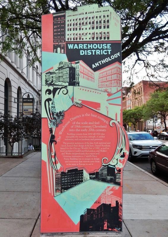 The Warehouse District Historical Marker