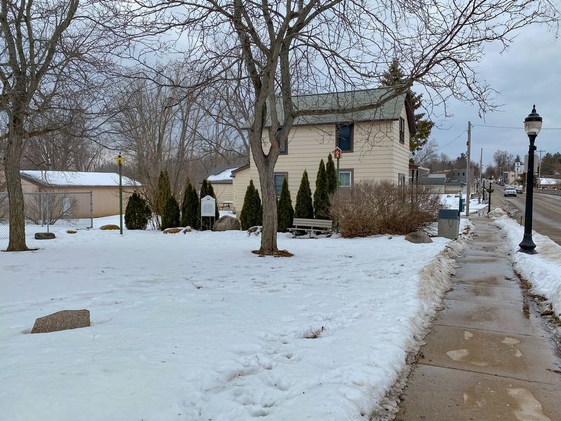 Dimondale Fire Historical Marker