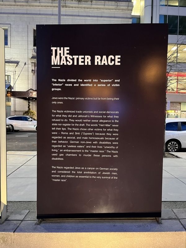Liberation / The Master Race Historical Marker