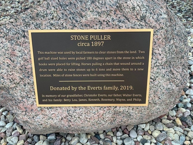 Stone Puller Historical Marker