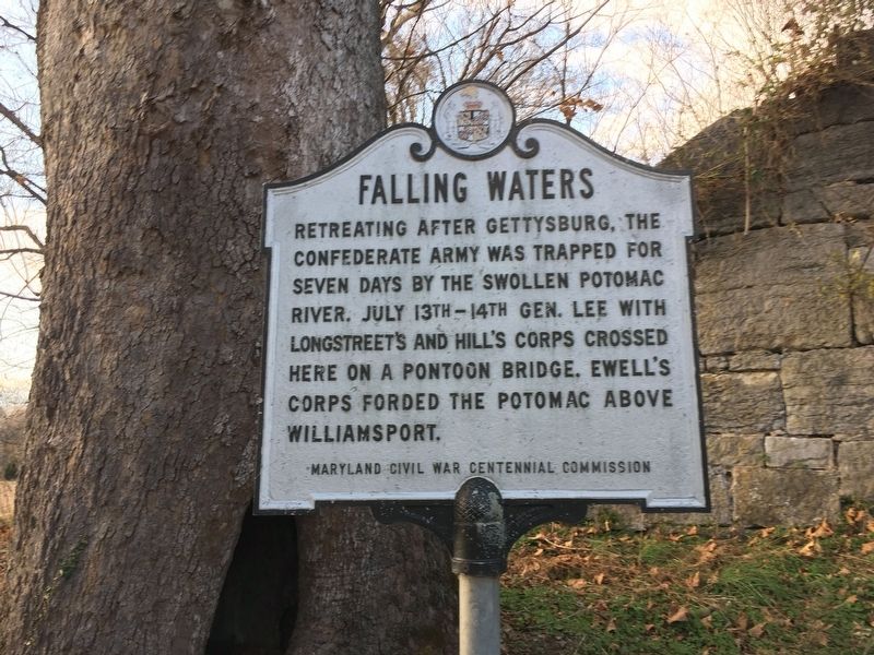 Falling Waters Historical Marker