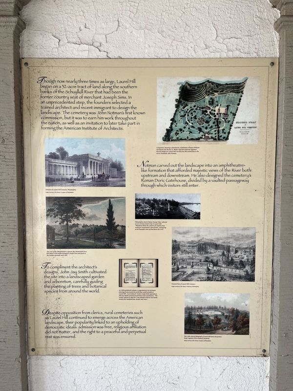 Laurel Hill Cemetery Historical Marker