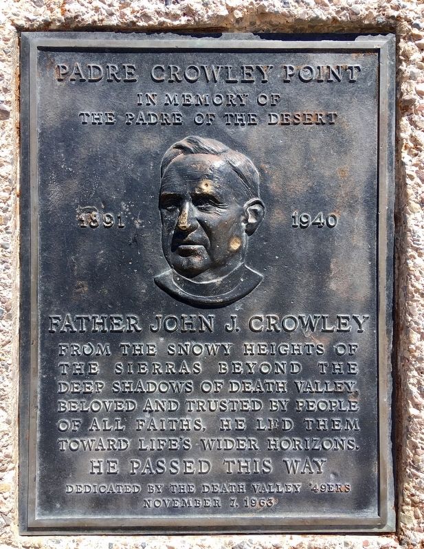 Padre Crowley Point Historical Marker
