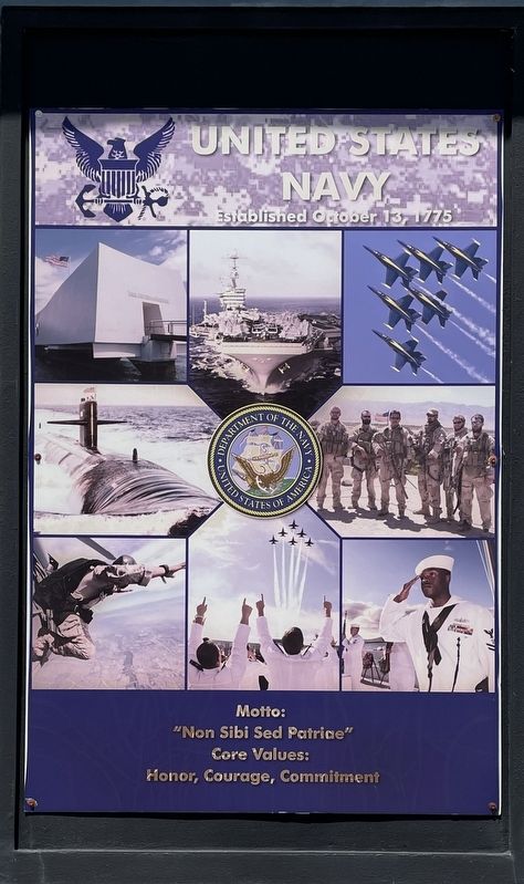United States Navy Historical Marker