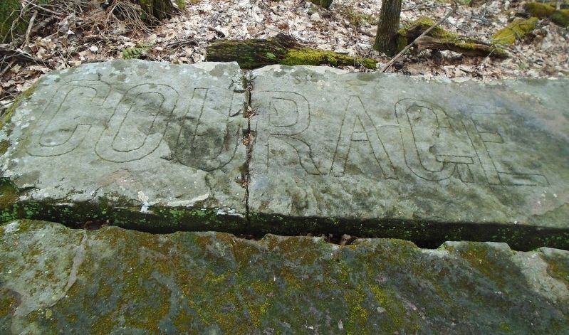 Courage Rock Historical Marker