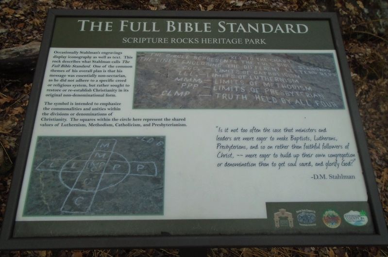 The Full Bible Standard Historical Marker