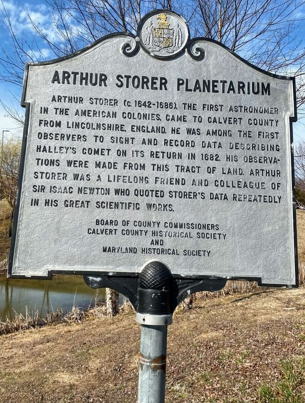 Arthur Storer Planetarium Historical Marker