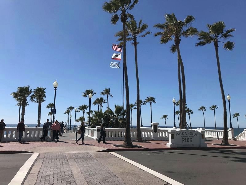 Oceanside Pier Historical Marker