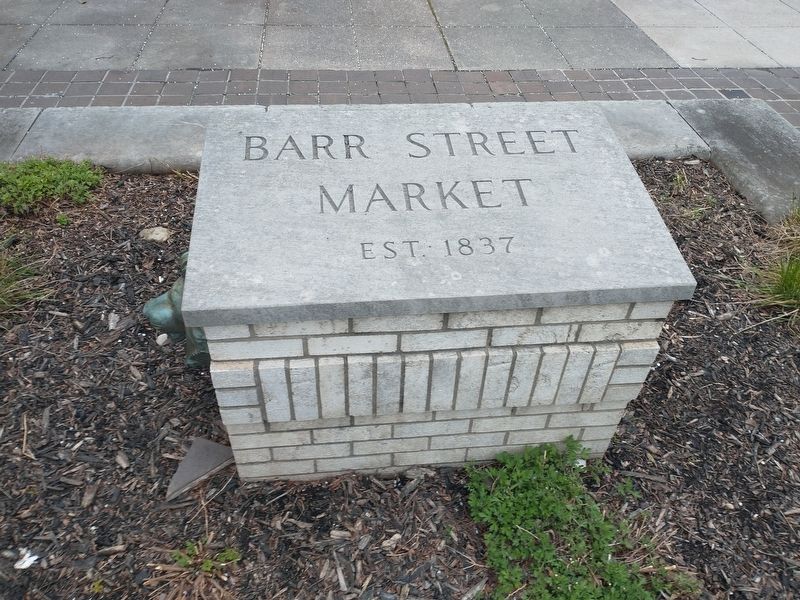 The Barr Street Market Historical Marker