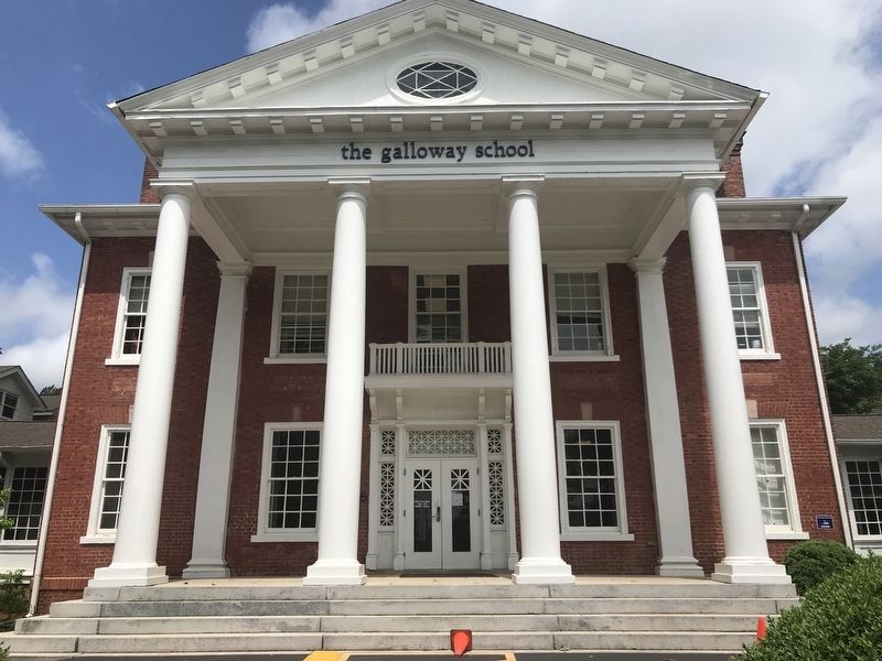 The Galloway School Historical Marker