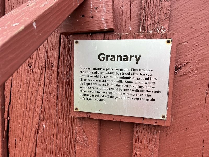 Granary Historical Marker
