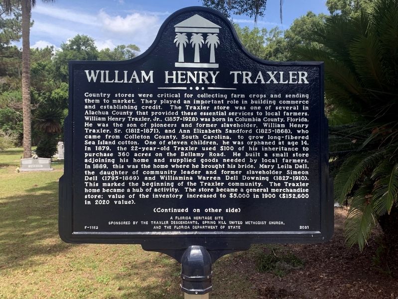 William Henry Traxler Historical Marker