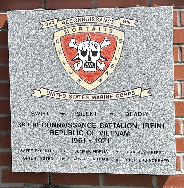 3rd Reconnaissance Battalion (REIN), a War Memorial