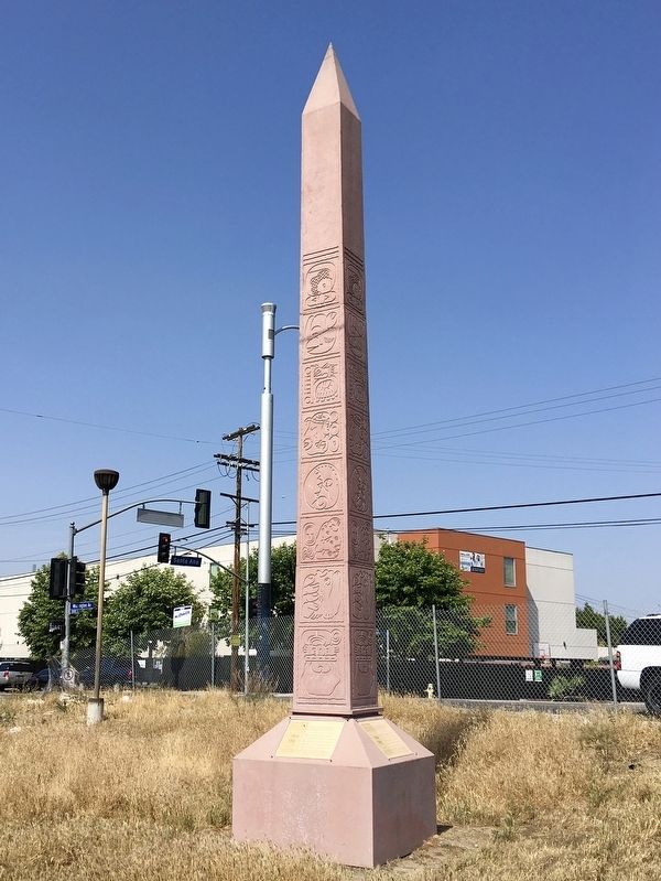 Maya Obelisk Historical Marker