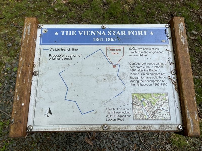 The Vienna Star Fort Historical Marker
